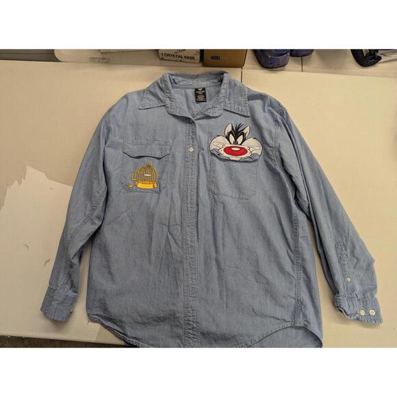 Warner Bros. | Tops | Vintage 9s Wb Looney Toons Sylvester And Tweety ...